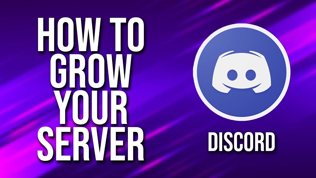 How To Grow Your Server Discord Tutorial - YouTube