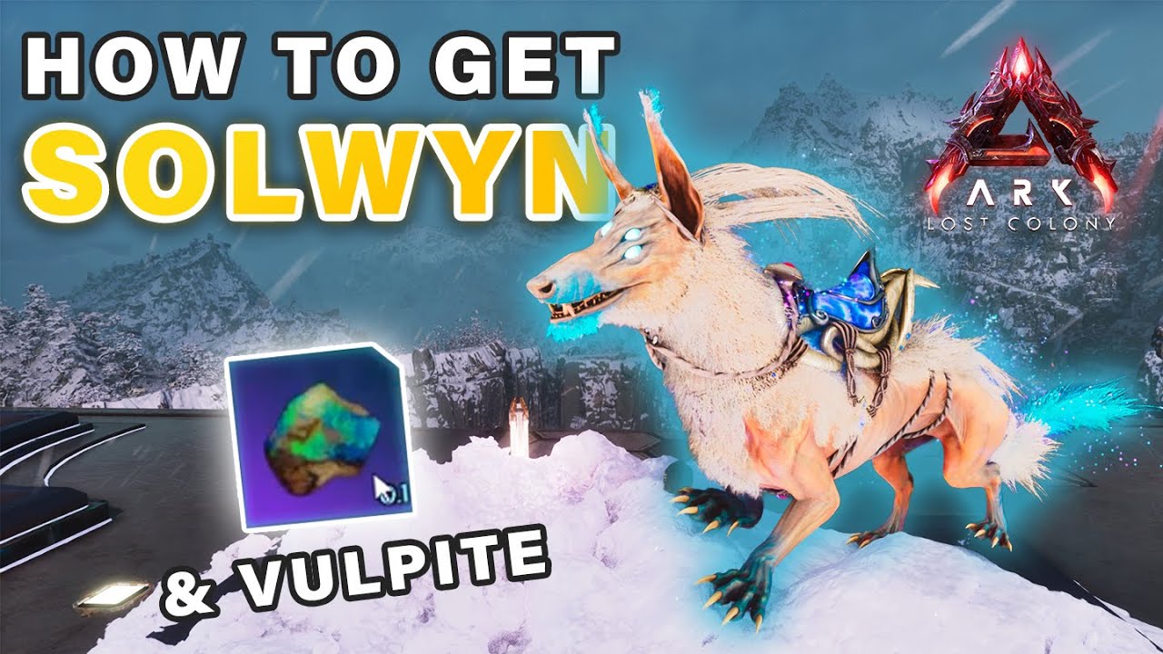 How to get and Evolve Veilwyn into SOLWYN (Vulpite Location) Ark Lost ...