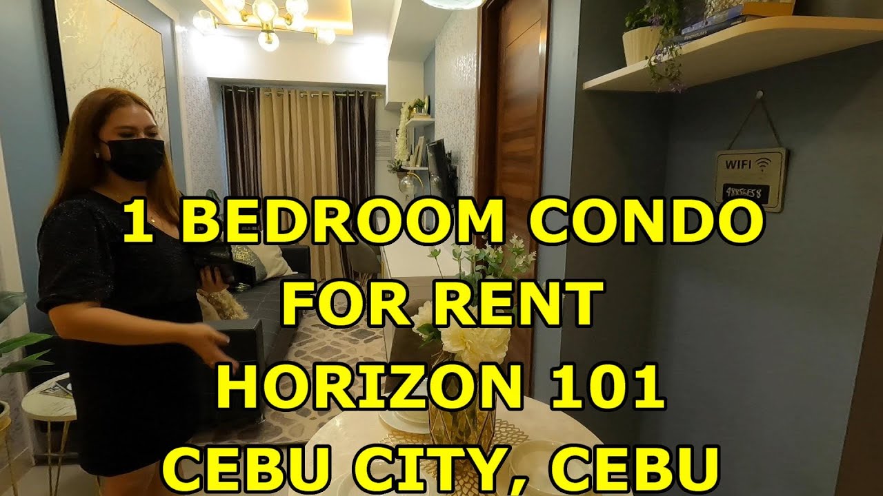 1 BEDROOM CONDO FOR RENT, HORIZON 101, CEBU CITY. POOL & GYM - YouTube