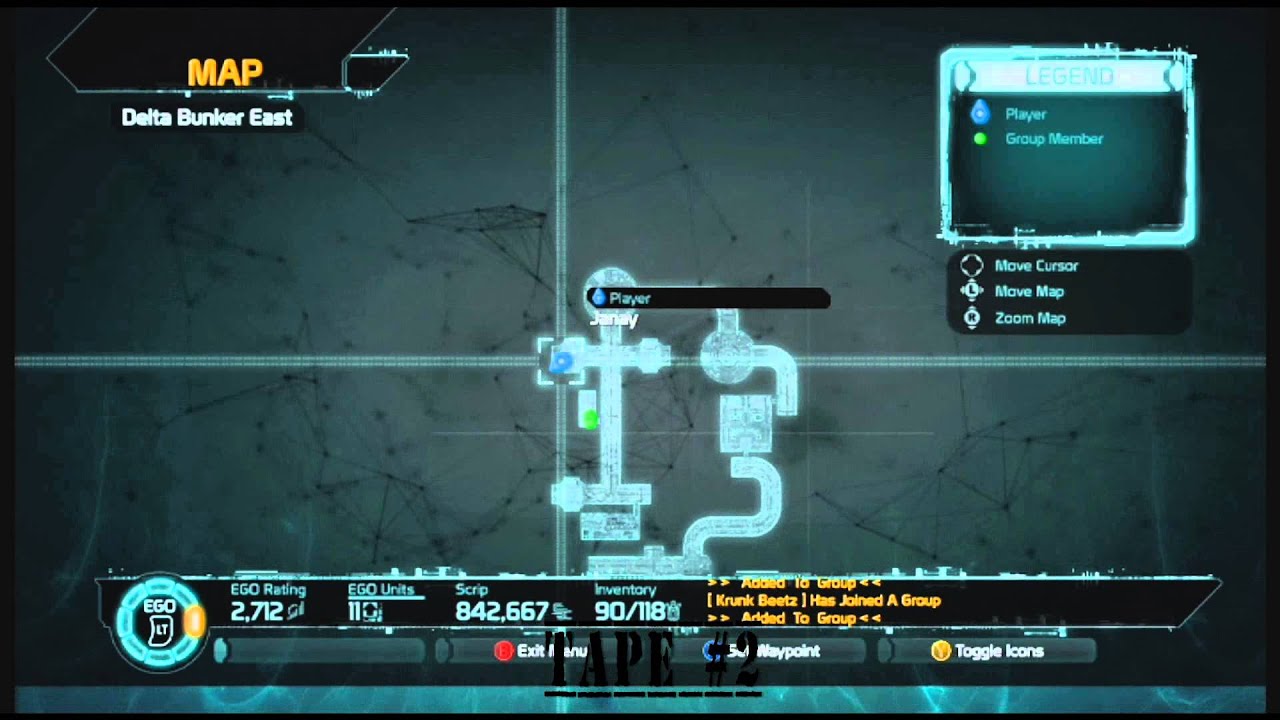 Defiance Co-Op map Liberate the Lost- Delta Bunker East recorder ...