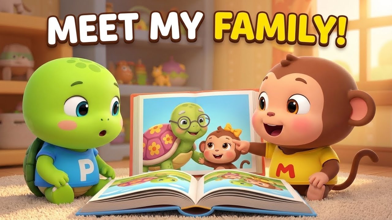 Meet My Family | Family Members Song for Kids | Modo & Phoeniz 👨‍👩‍👧‍👦🎵 ...
