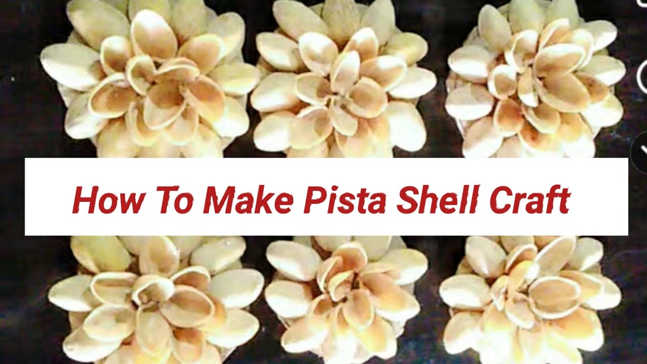 Pista shell crafts||💖💫how to make pista shell craft ||diy home decor ...