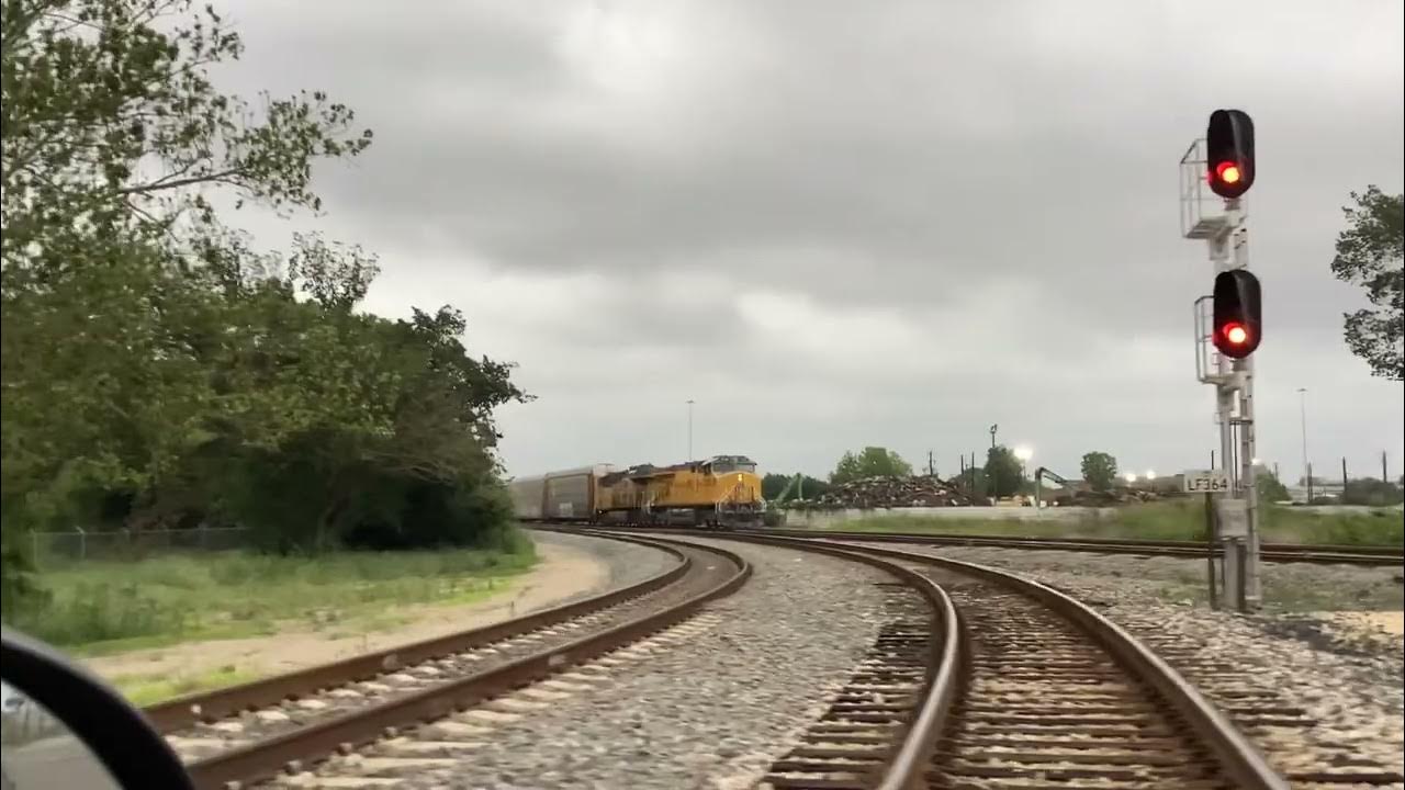 UP 5300 GEVO Paint Scheme Leads Manifest Houston,Tx - YouTube