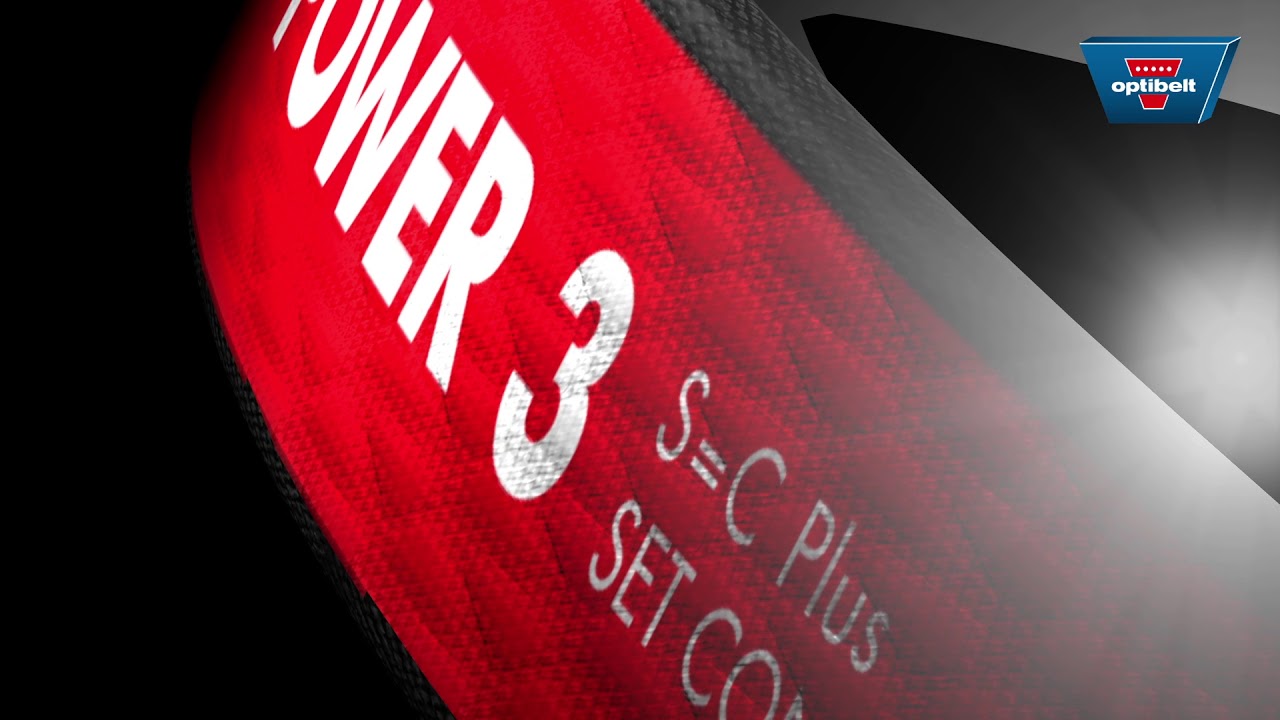 optibelt RED POWER 3 - high performance wedge belt - YouTube