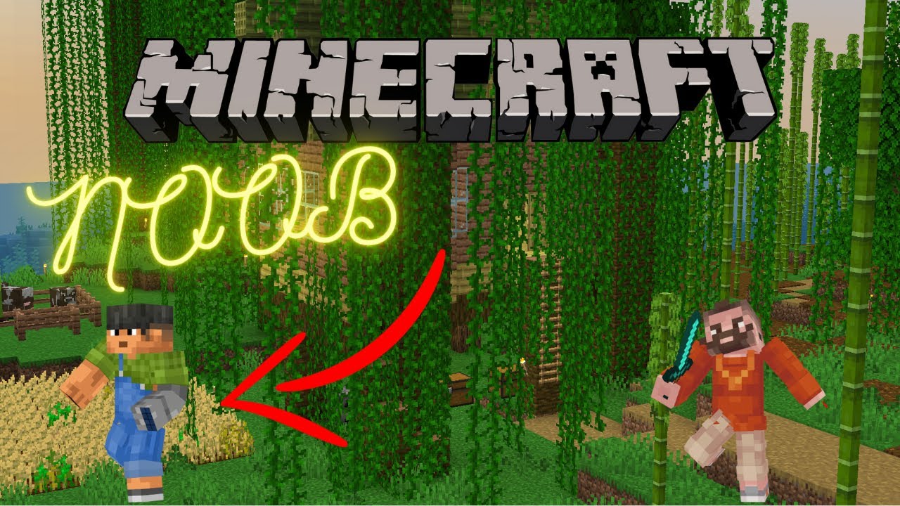 My noob friend plays Minecraft! - YouTube