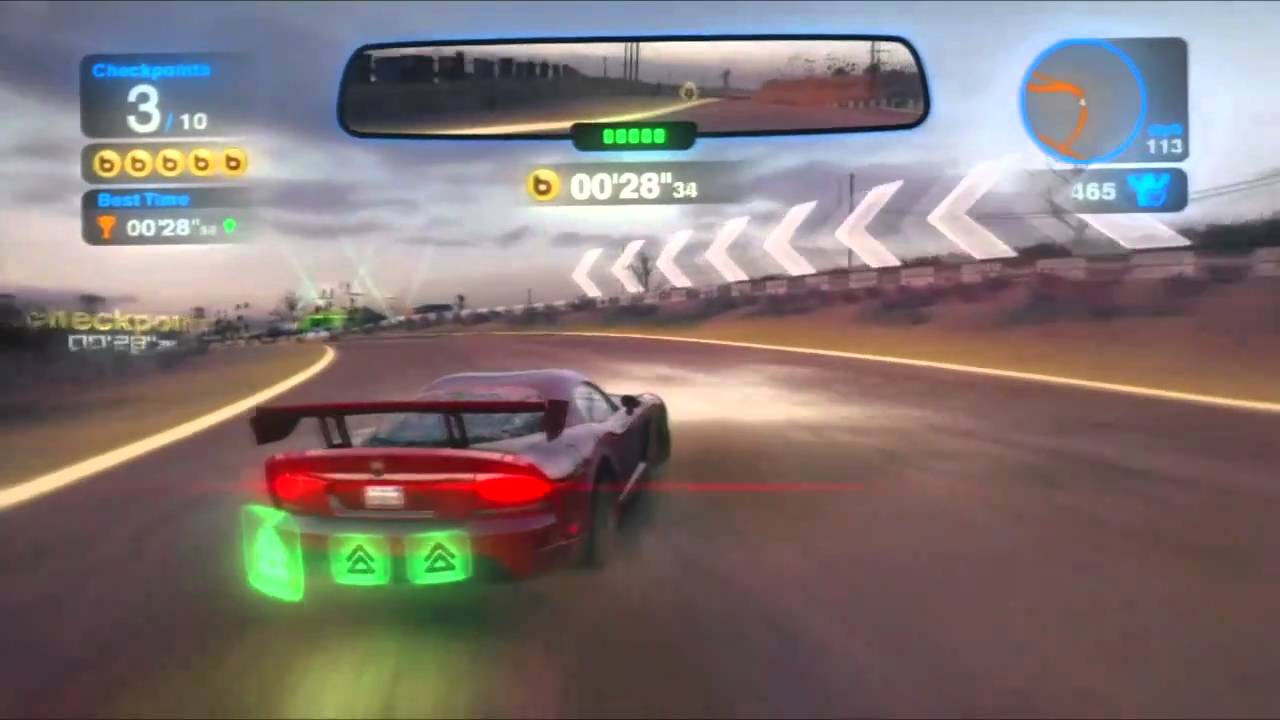 Blur - Checkpoint in Dodge Viper ACR [PS3/Gameplay] - YouTube