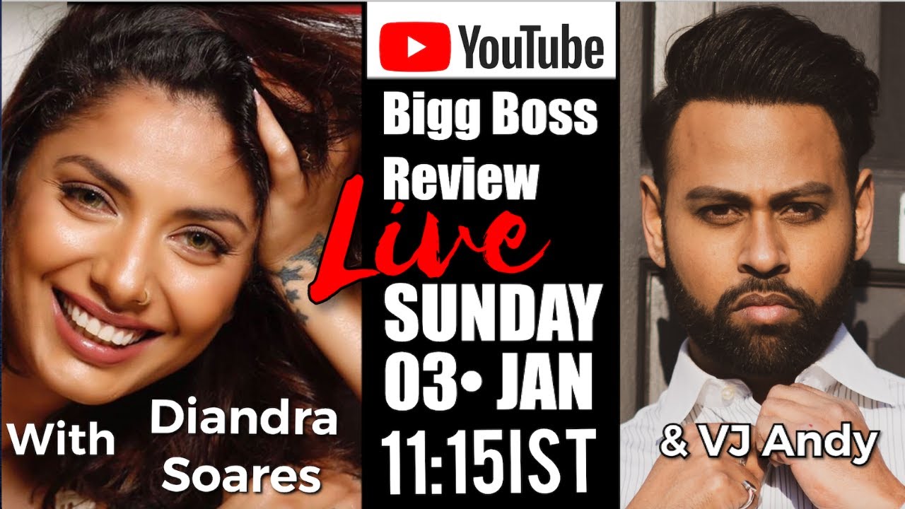VJ Andy Bigg Boss 14 Review with Diandra Soares Day 92 (2021) - YouTube