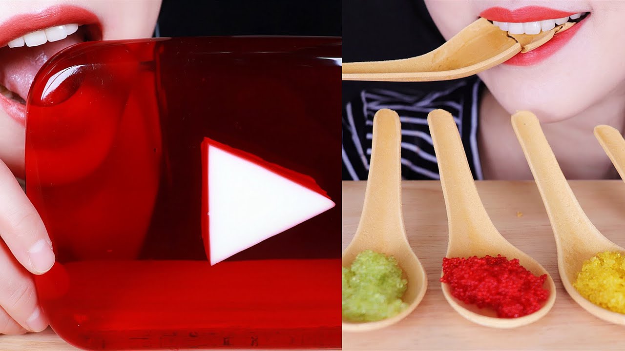 ASMR EATING SOUNDS THANKS 200K | WEIRD FOOD PRANK ASMR COMPILATION ...