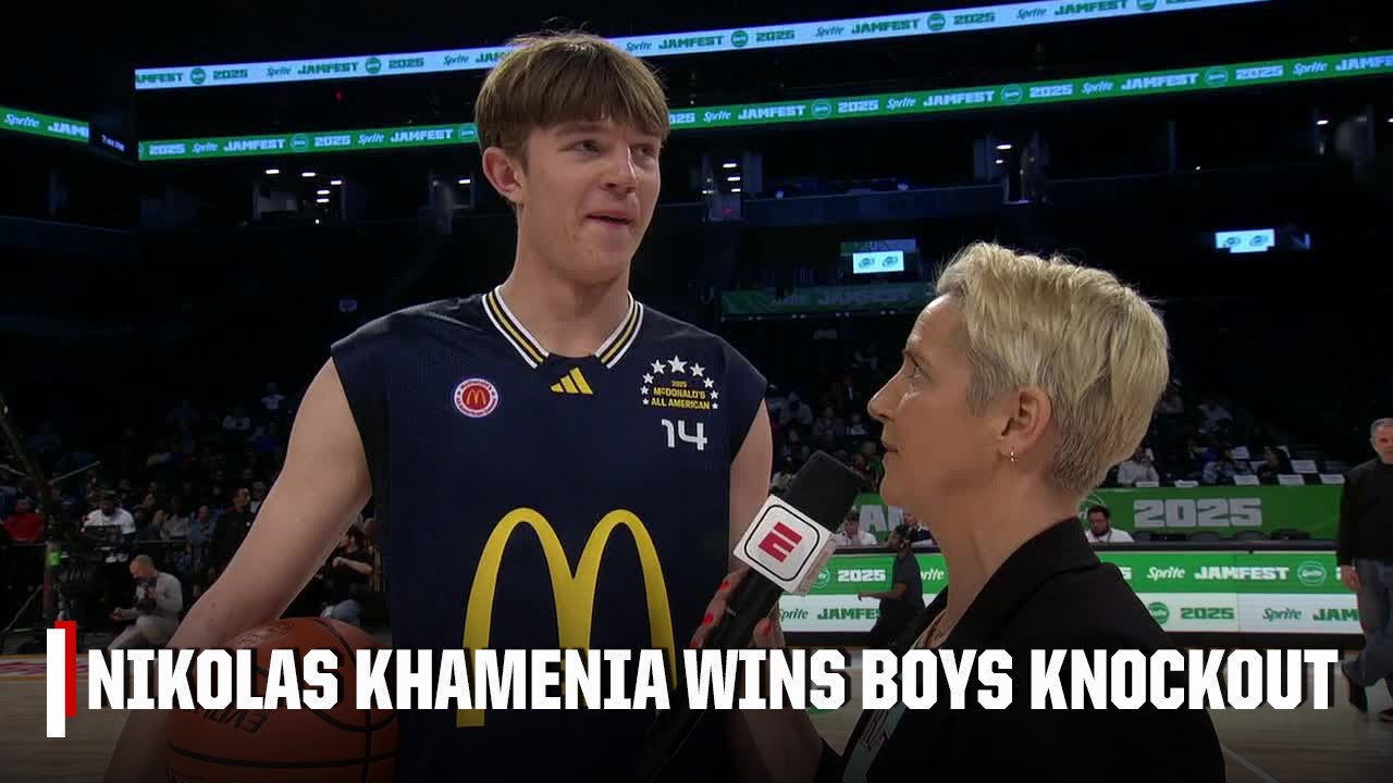 Nikolas Khamenia wins the Boys Knockout Competition at the 2025 JamFest ...