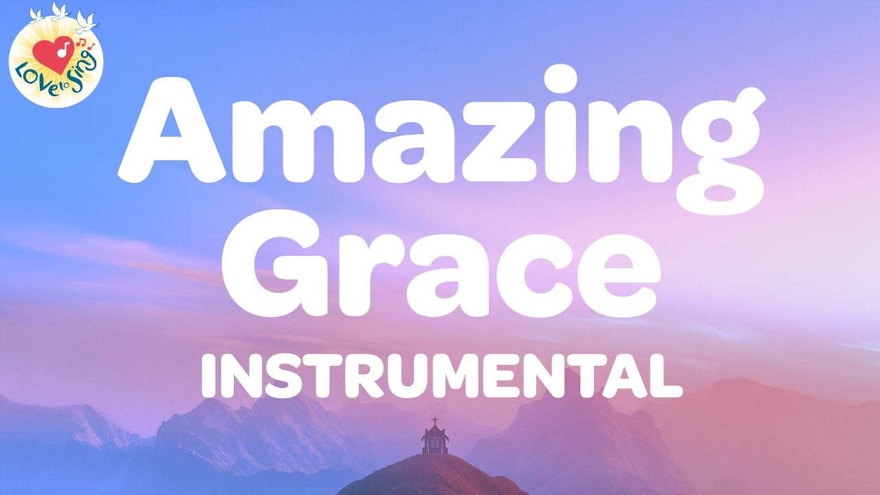 Amazing Grace Instrumental with Lyrics 🕊 Karaoke Praise & Worship Song ...
