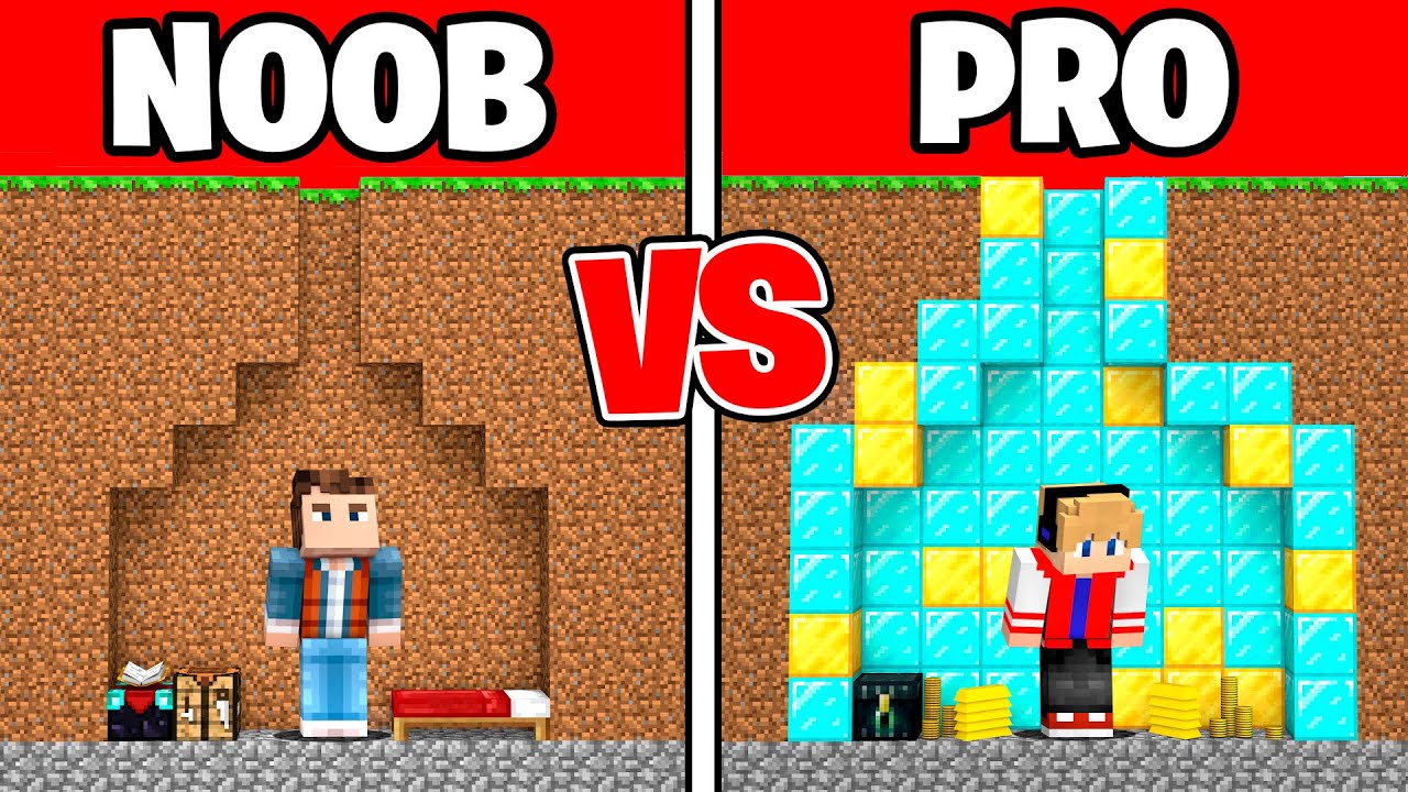 Base Secreta NOOB vs PRO no minecraft - YouTube