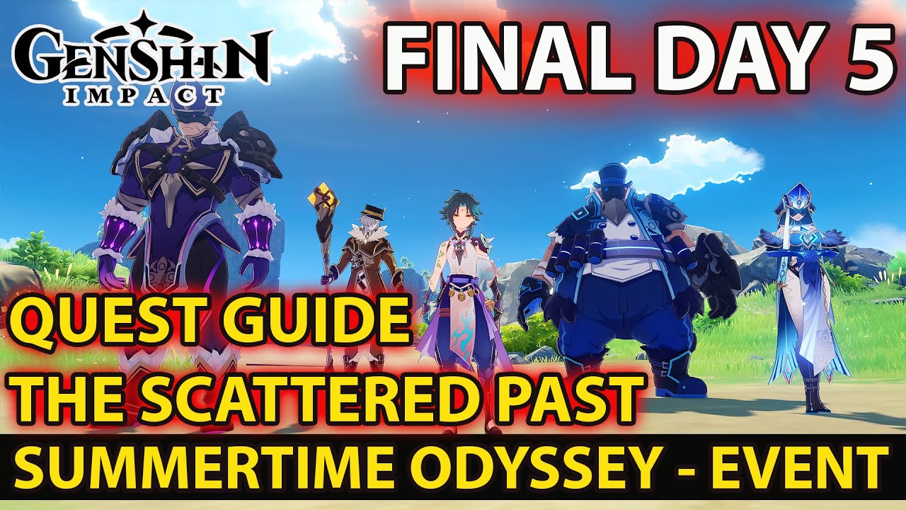 Genshin Impact - How To Complete (The Scattered Past) Event Quest Full ...