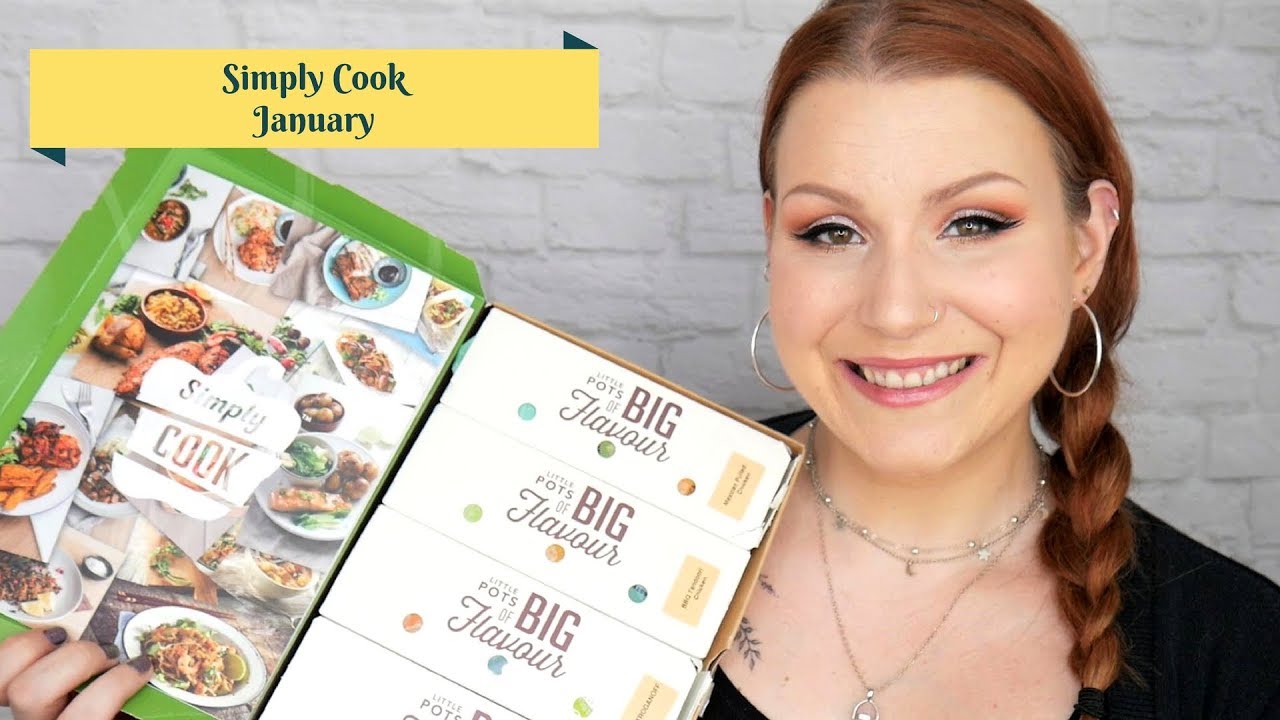 Simply Cook Food Subscription Box Unboxing - January 2018 - YouTube