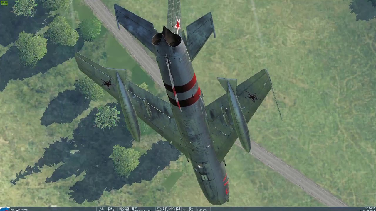 Digital Combat Simulator Mig 19 farmer - YouTube