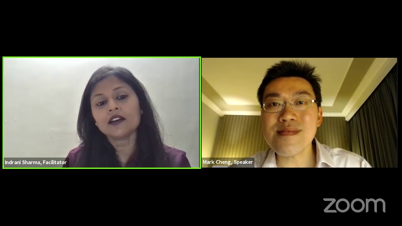 Webinar 5 - Mark Cheng and Indrani Sharma - YouTube