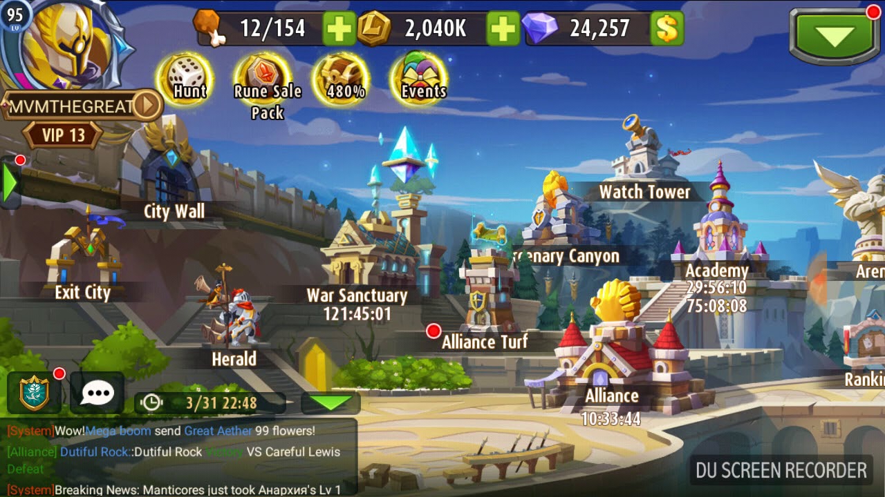 MAGIC RUSH: Best lineup against xerexes - YouTube