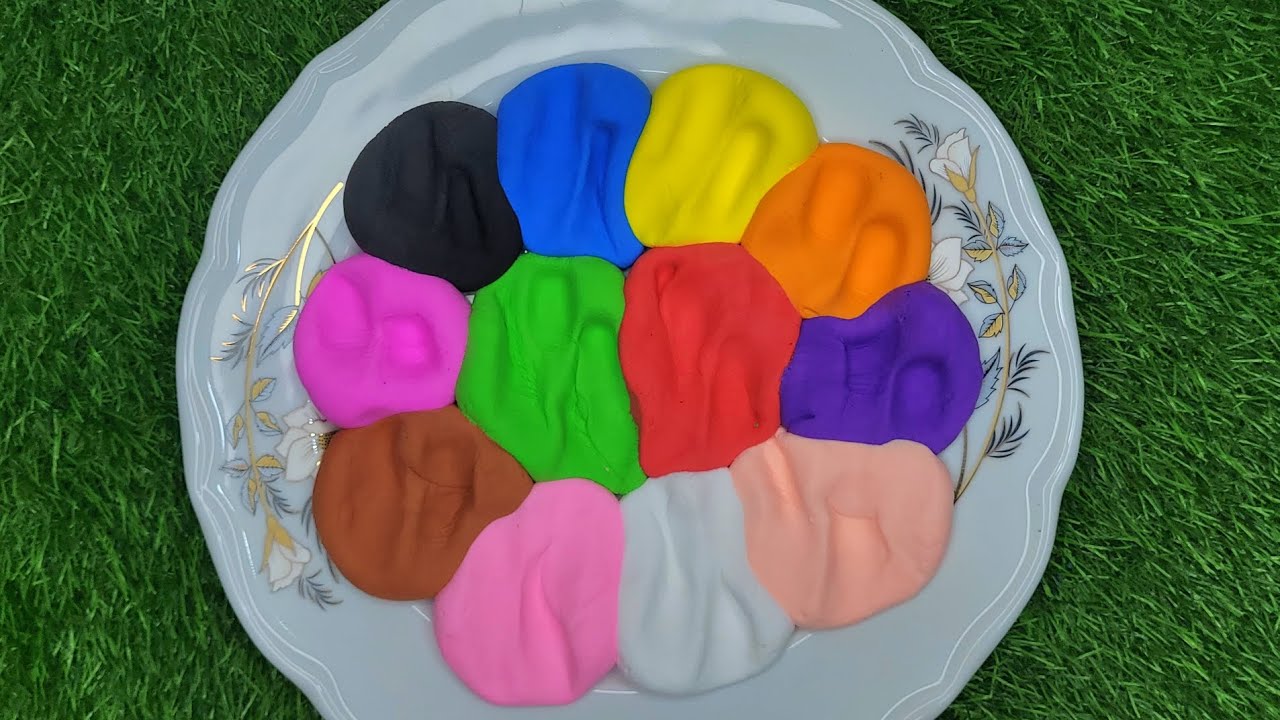 I was Shocked when I Mix Amazing Colourful Clay together - YouTube