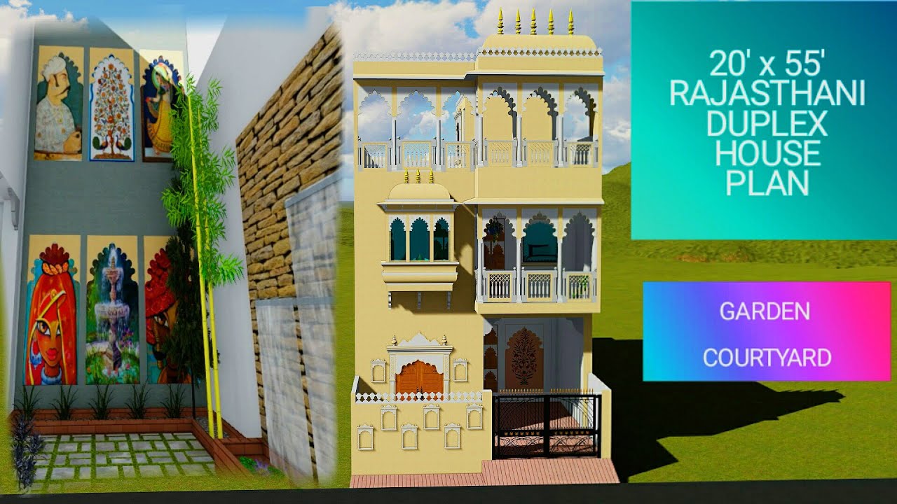 20' x 55' heritage haveli | 1000sqft | small rajasthani haveli ...