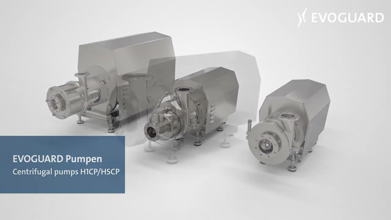 Evoguard hygienic pumps H1CP/HSCP Animation - YouTube