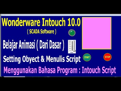 Belajar Scada, Wonderware Intouch 10.0, Cara Menulis Script. - YouTube