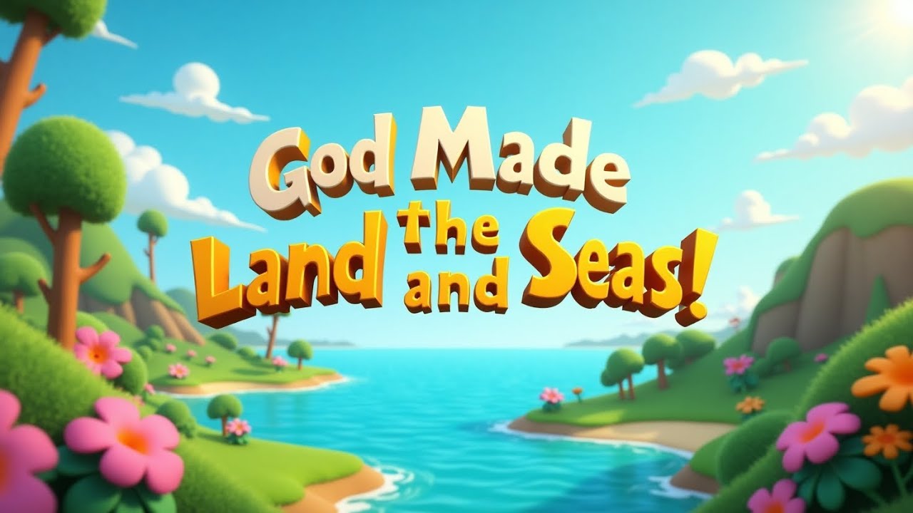 God Made the Land and Seas! | Day 3 of Creation | Bible Songs & Stories ...