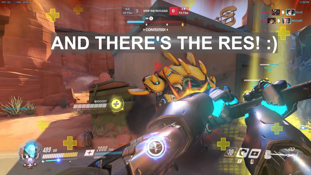 [Overwatch Competitive S3] Reinhardt Loves Mercy - YouTube