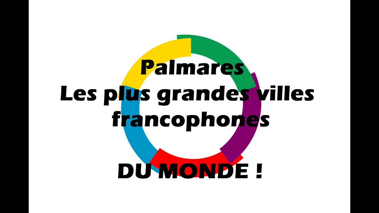 Les plus grandes villes francophones du monde ! - YouTube