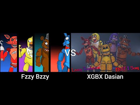 Five Nights at Freddy's 1 Song Part 4 (Fzzy Bzzy vs XGBX Dasian)