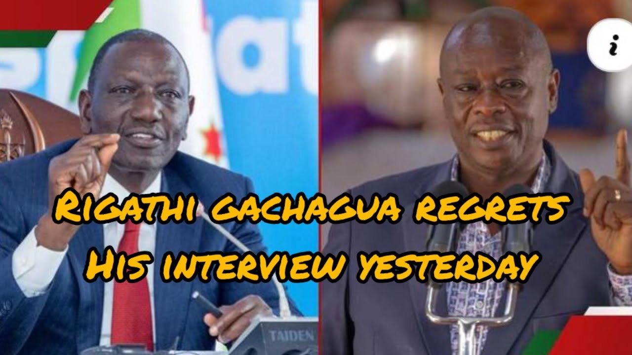 WHY WILLIAM RUTO IS A HAPPY MAN AFTER YESTERDAY'S RIGATHI GACHAGUA ...