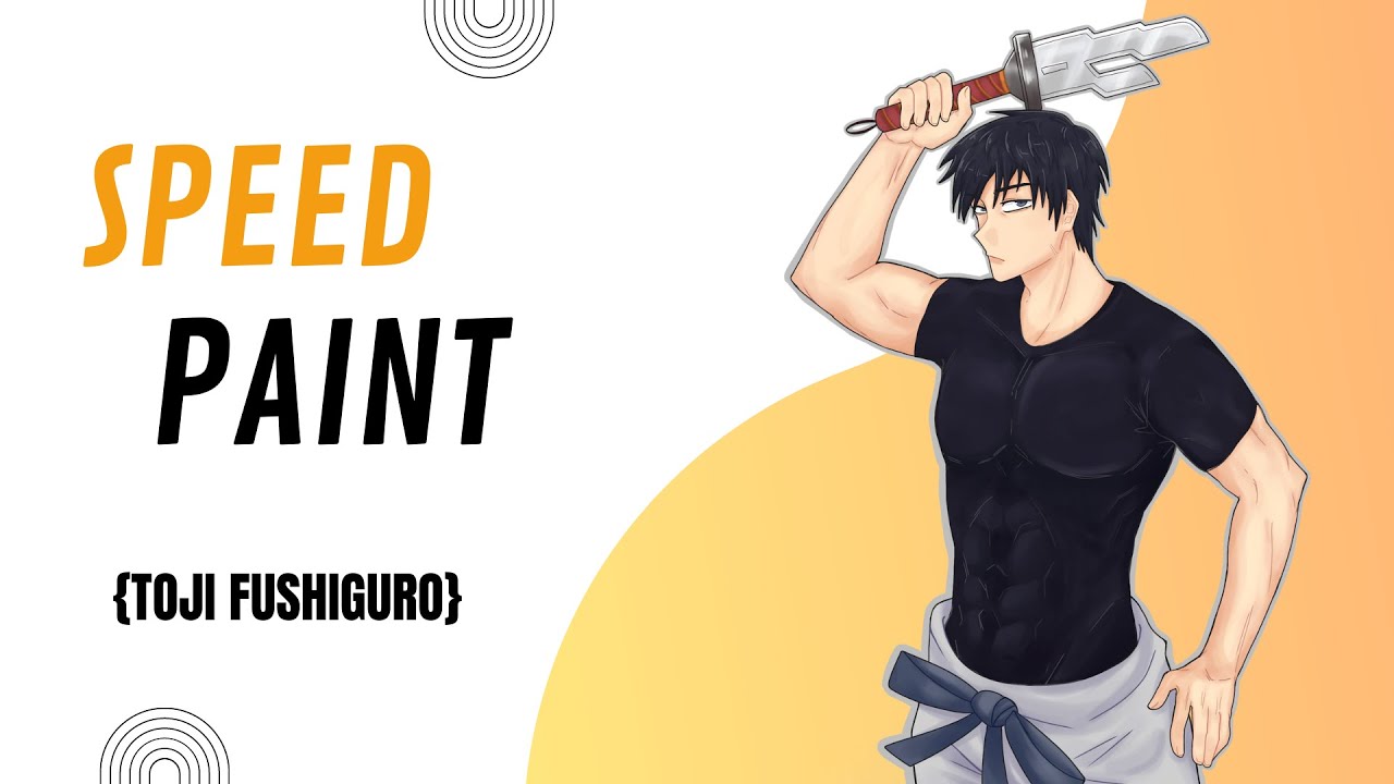 {Speed Paint} Toji Fushiguro 🔪 - YouTube