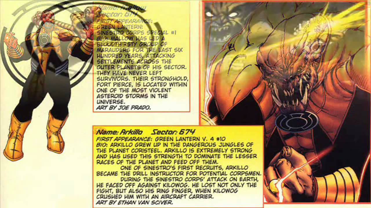 DCU: Sinestro/Mongul CORPS - Secret Files - YouTube