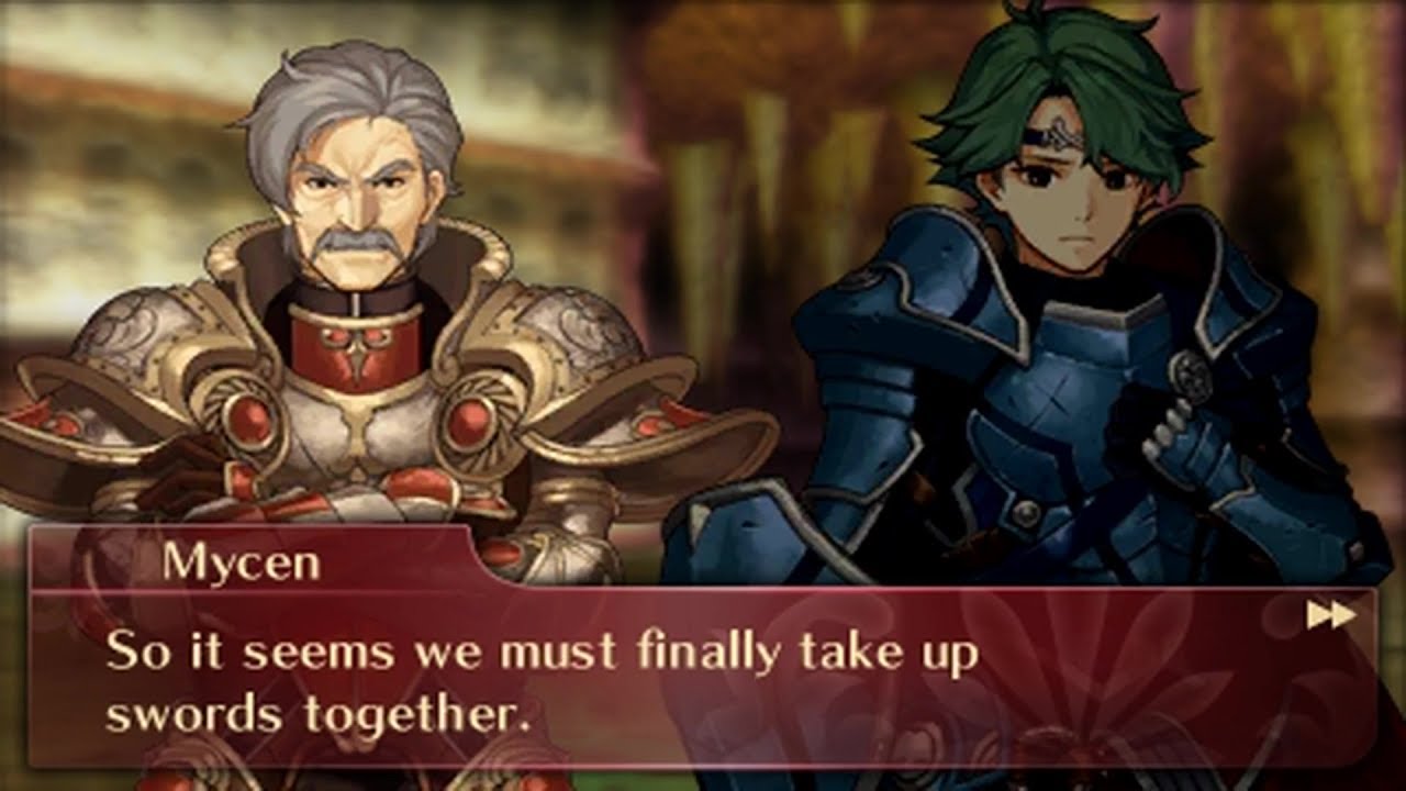 Fire Emblem Echoes: Shadows of Valentia - Mycen & Alm Support ...
