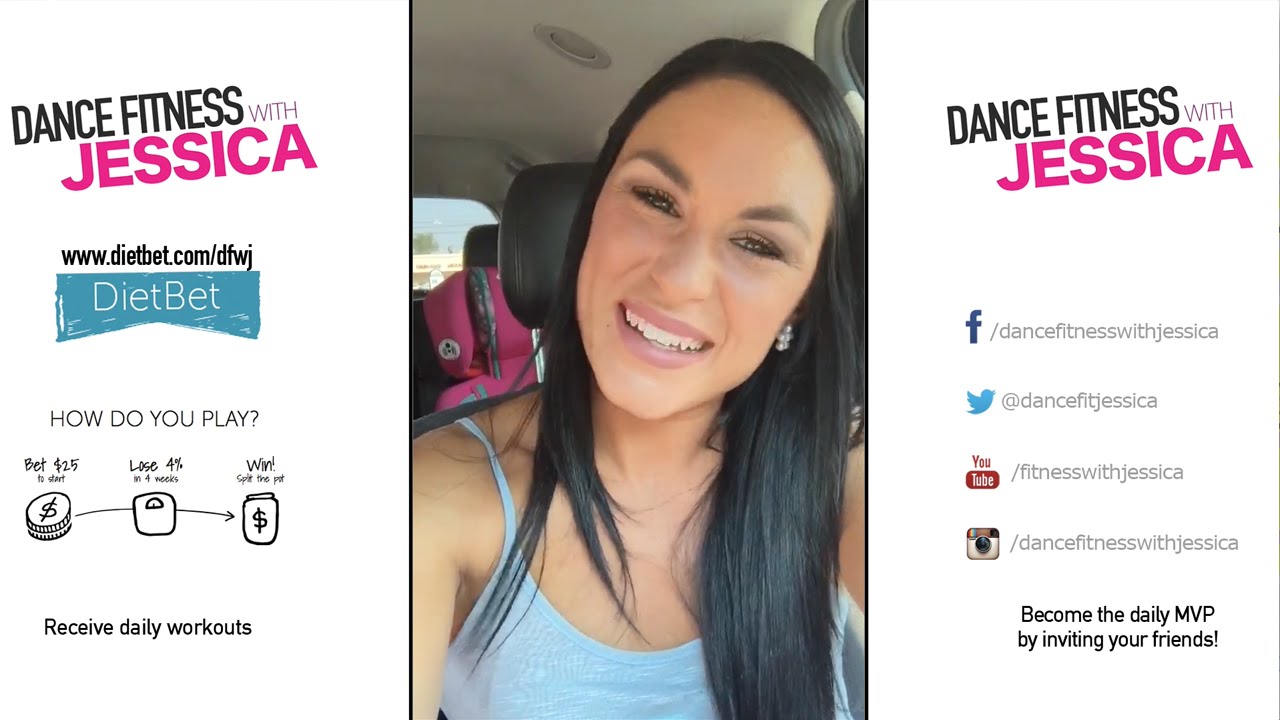 My DietBet Challenge #2 (Dance Fitness with Jessica) - YouTube