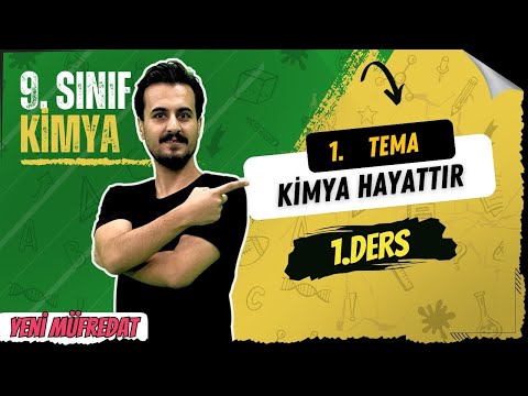 9. Sınıf | 1. Tema 1. Bölüm | Kimya Hayattır | Güncel Müfredat