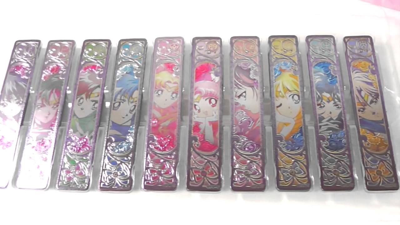 Sailor Moon Trunk Boxes Magnets Cards Stationery Review 2015 - YouTube