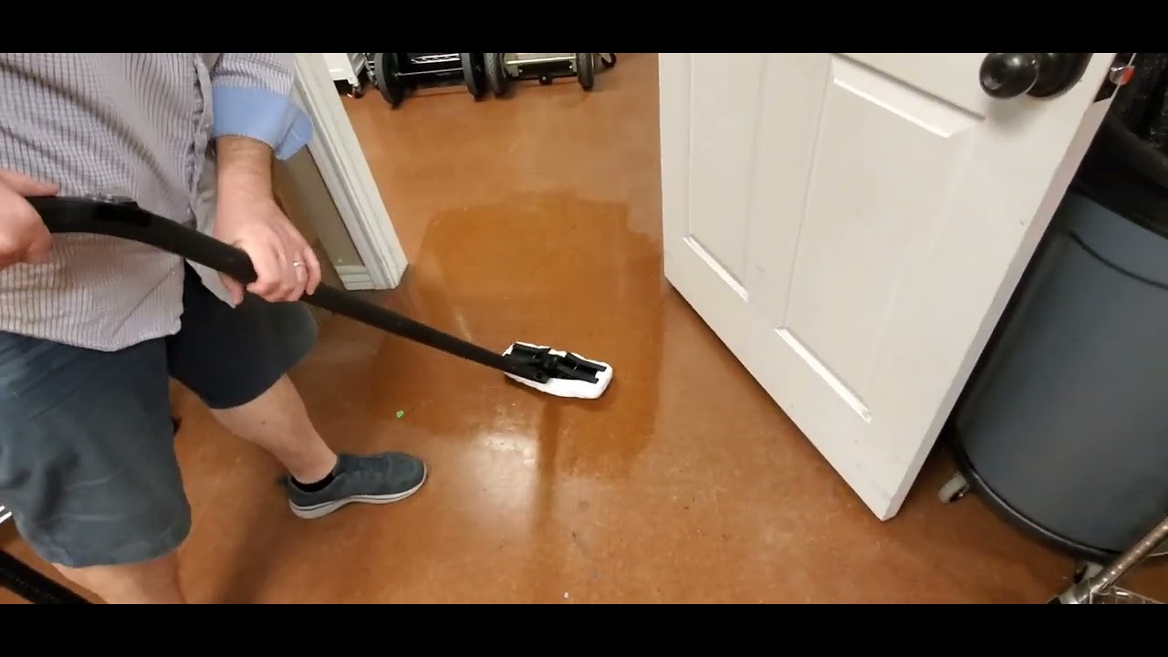 Cleaning Floors With the Falcon Steam Cleaner | US STEAM Falcon | Heavy ...