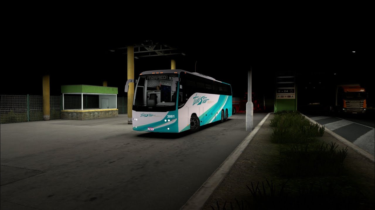 Volvo Bus Driving at Night | Ets2 Bus Mod | #ets2 #volvo #busgameplay # ...