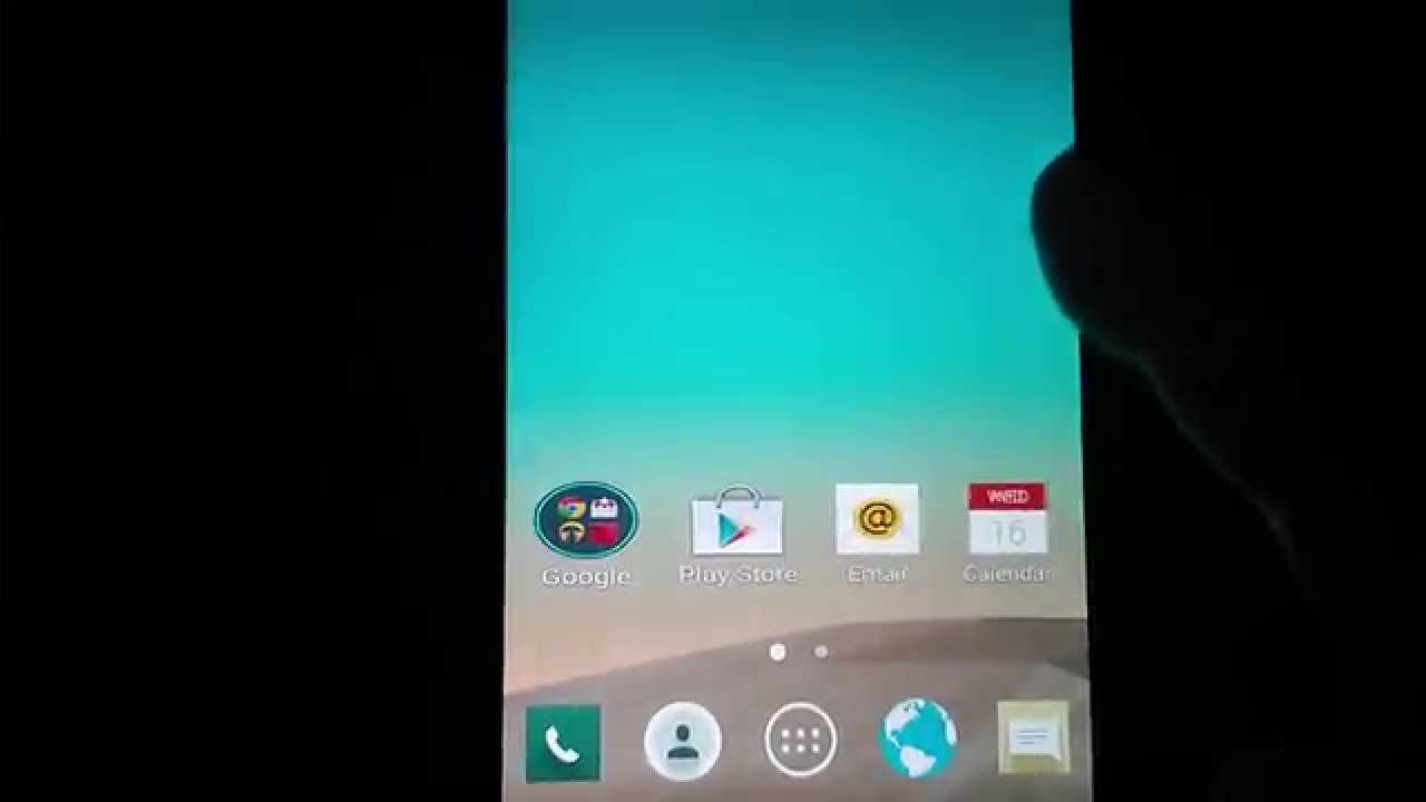 LG G3 Home Screen Swipe Effect - YouTube