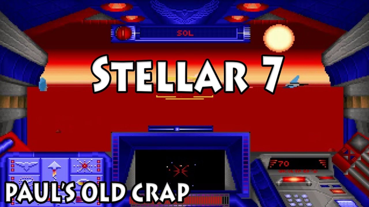 Stellar 7 (1990) - DOS Gaming - Paul's Old Crap - YouTube