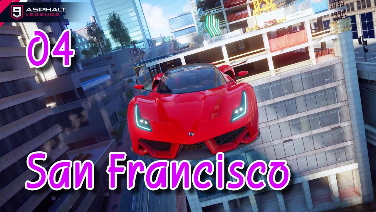 아스팔트9 04 샌프란시스코 롤러코스터 라이드 ER W70 Asphalt 9 American Blaze 04 San ...