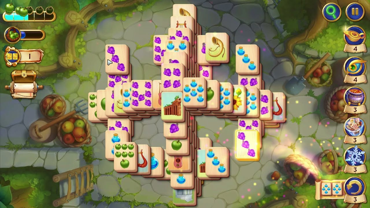 Emperor of Mahjong Tile Matcher Restore a city Farm 4 - YouTube