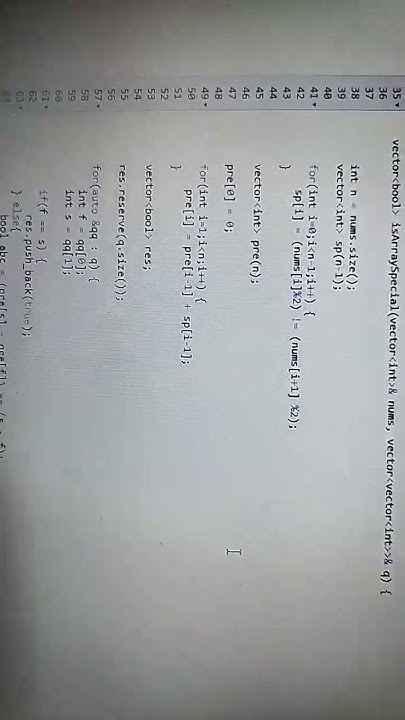 Special Array Ii Solution Leetcode Weekly Contest 398 Solution Leetcode Weeklycontest Youtube