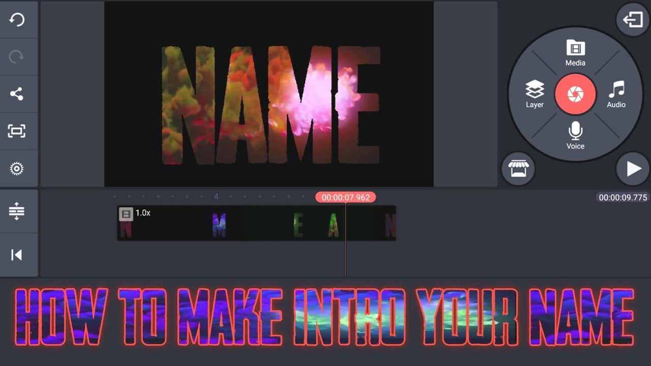 How To Make Intro KineMaster MK Studio Edits - YouTube
