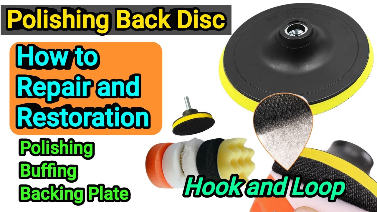 Hook & Loop Polishing Backing Sticky Disc Repair | Sanding disc for ...