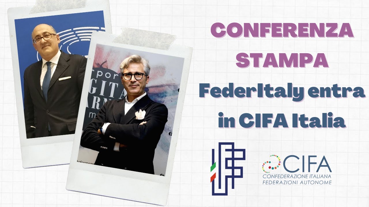Conferenza Stampa - Federitaly entra in CIFA Italia - YouTube