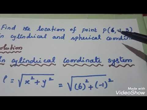 Point transformation/Cartesian to Cylindrical/Spherical coordinate ...