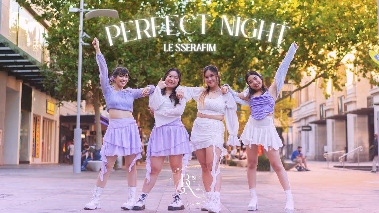 Perfect Night - LESSERAFIM [KPOP IN PUBLIC] (4 member version) - YouTube