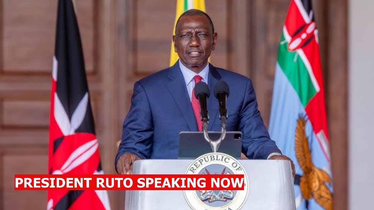 LIVE! PRESIDENT RUTO SPEAKING NOW AFTER IMPEACHING GACHAGUA MECILERSSLY ...