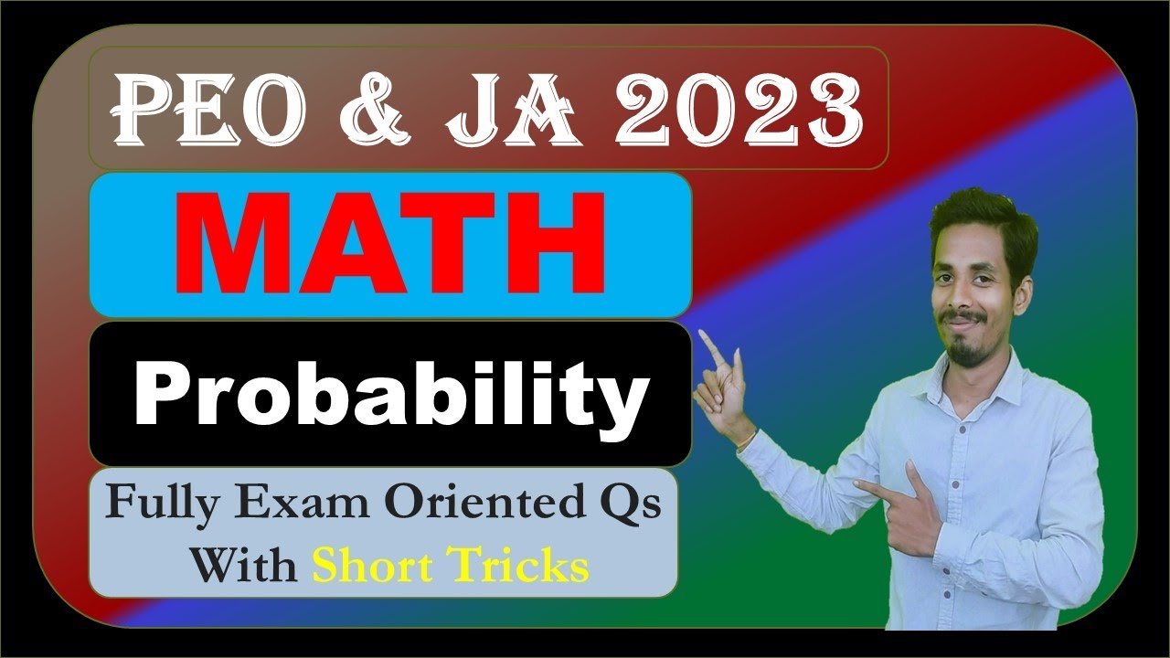 probability | math | ossc cgl 2023 | peo & ja 2023 | all state ...