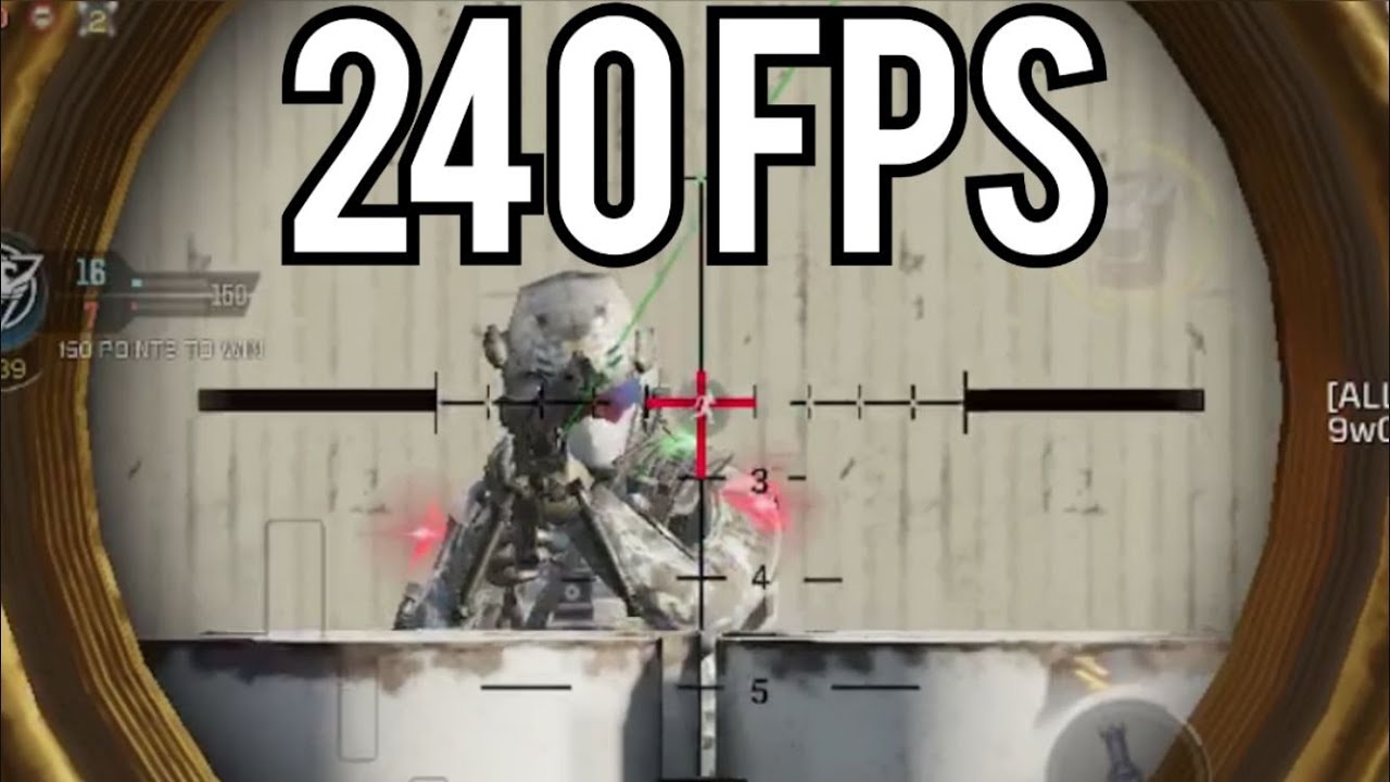 PLAYING CODM ON 240 FPS BE LIKE.... - YouTube